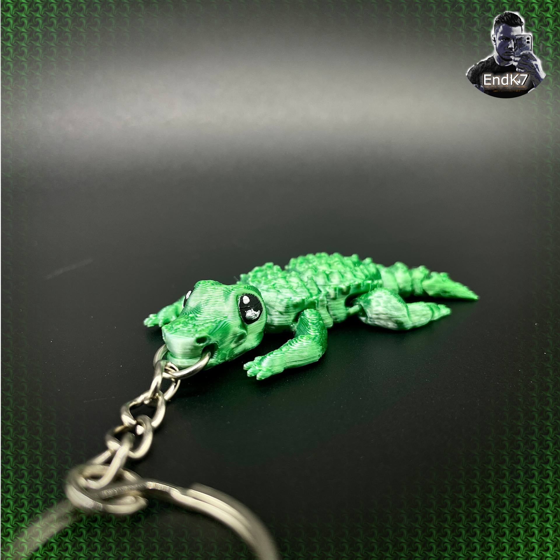 Crocodile Keychain by EndK7 | Printables Store