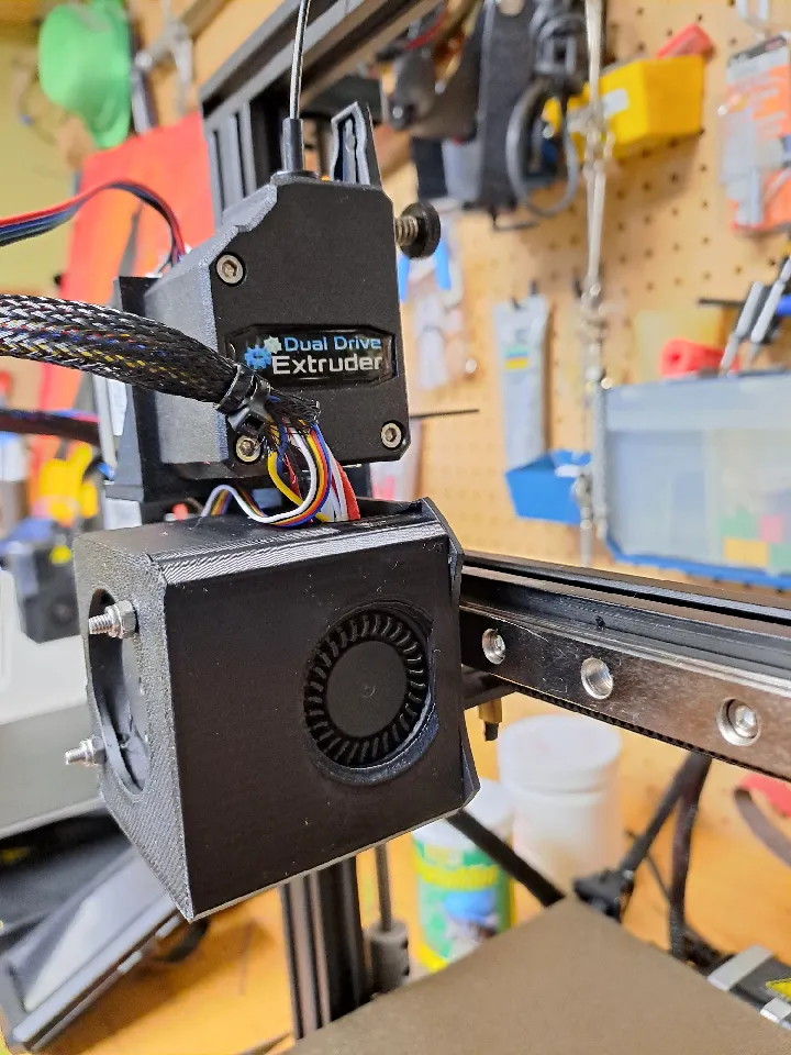 Ender3 V2 Simple Fan Shroud by jblakey | Download free STL model ...