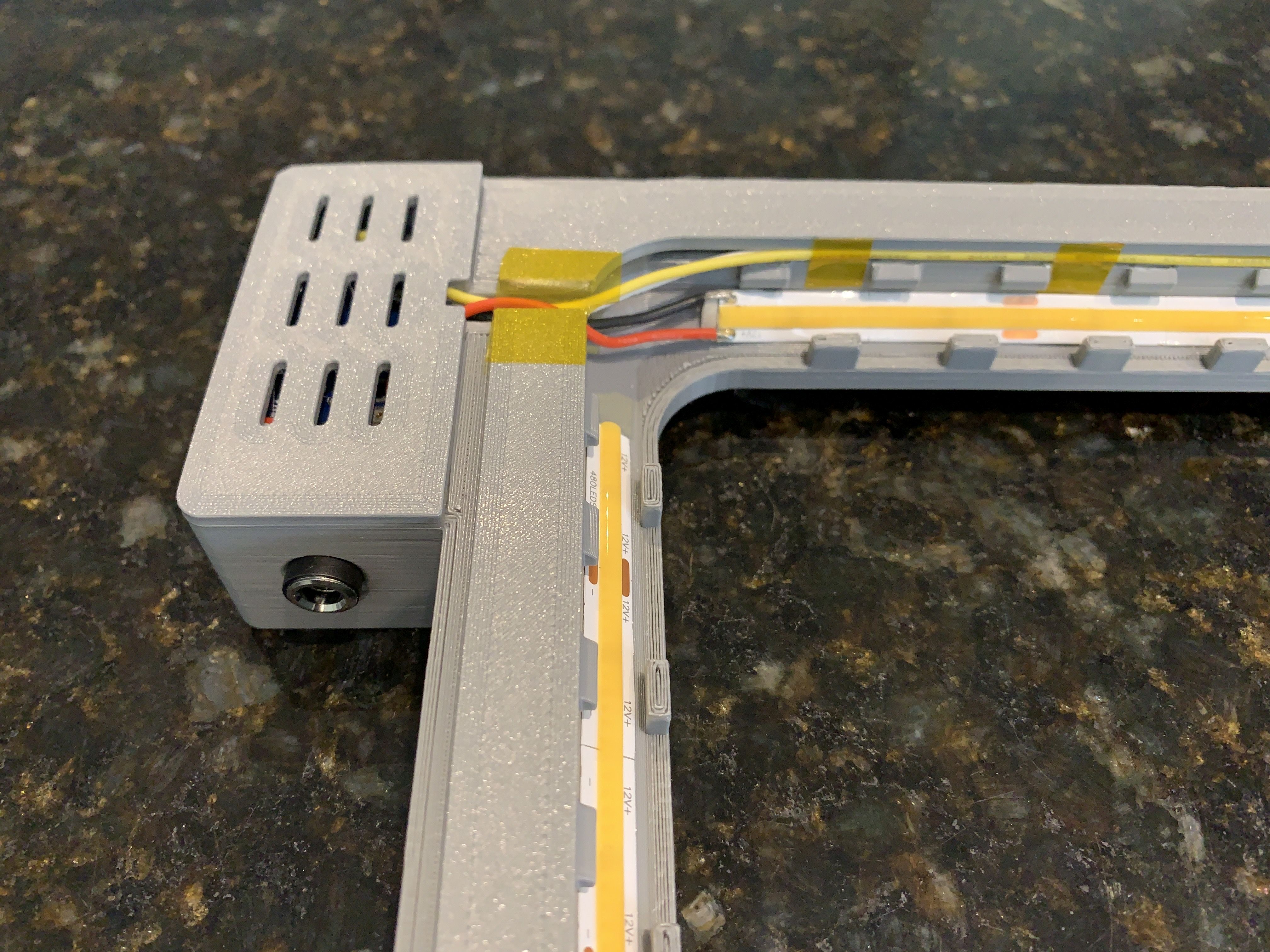 X1C Adjustable Lighting Unit Riser by Wiseone | Download free STL model ...