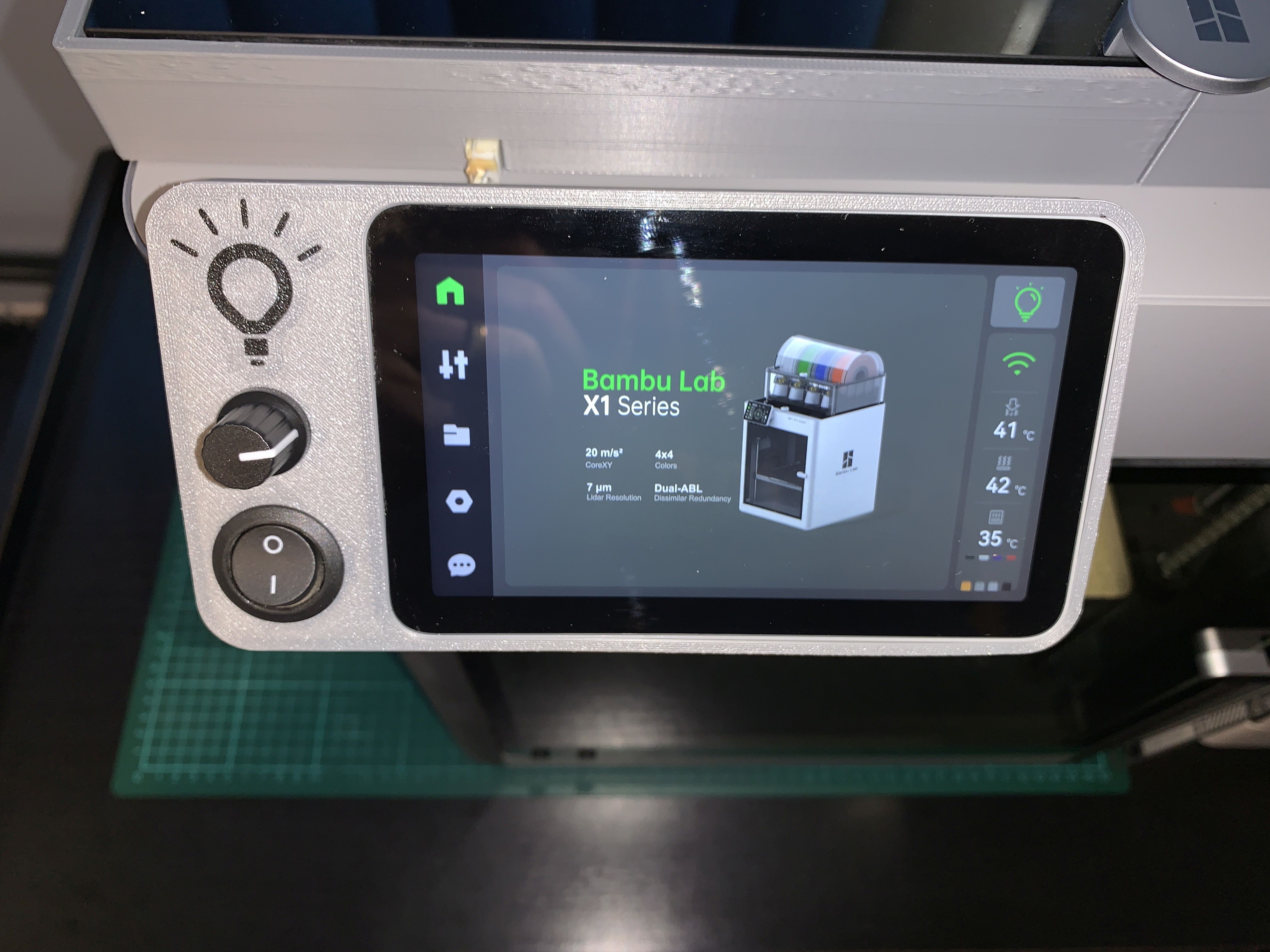 X1C Adjustable Lighting Unit Riser by Wiseone | Download free STL model ...