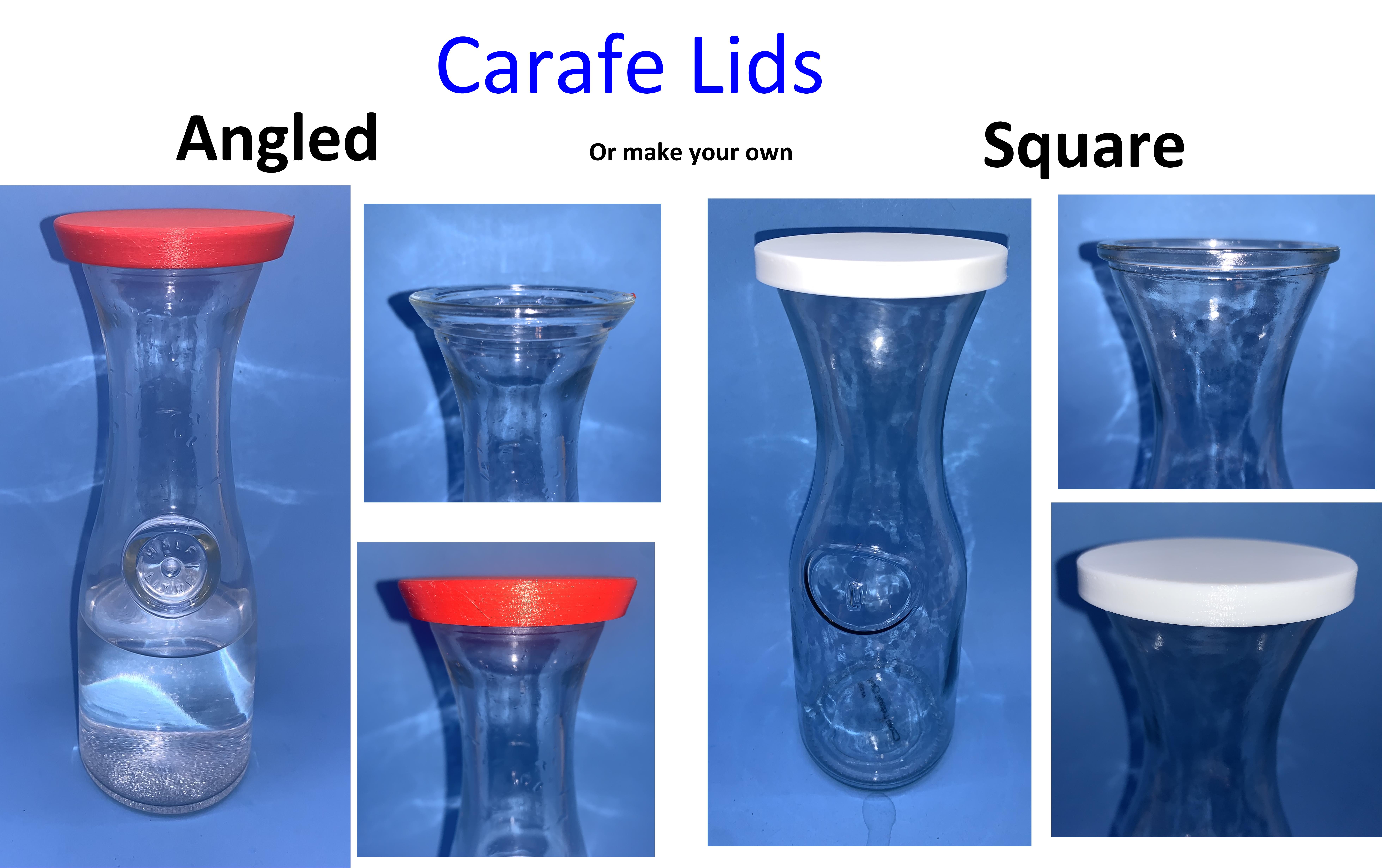 TPU Carafe Lids by AlwaysTinkering | Download free STL model ...