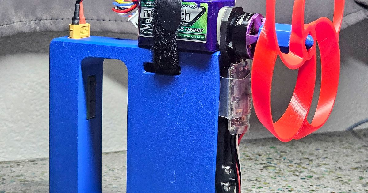 Brushless Toroidal Propeller Launcher by Sly | Download free STL model ...