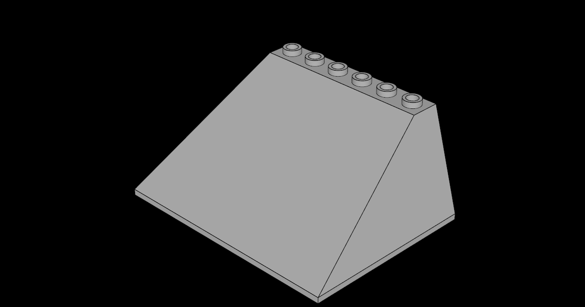 Lego Compatible (24248.dat) Windscreen 6 x 8 x 3 by thall72 | Download ...