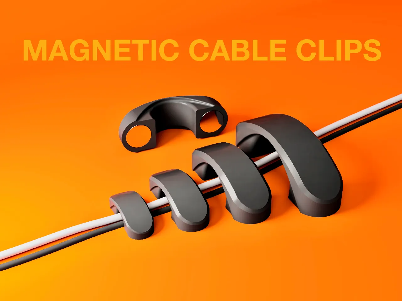 LTT Cable Management Clips - Magnetic Small -> XL Cable Organizer ...