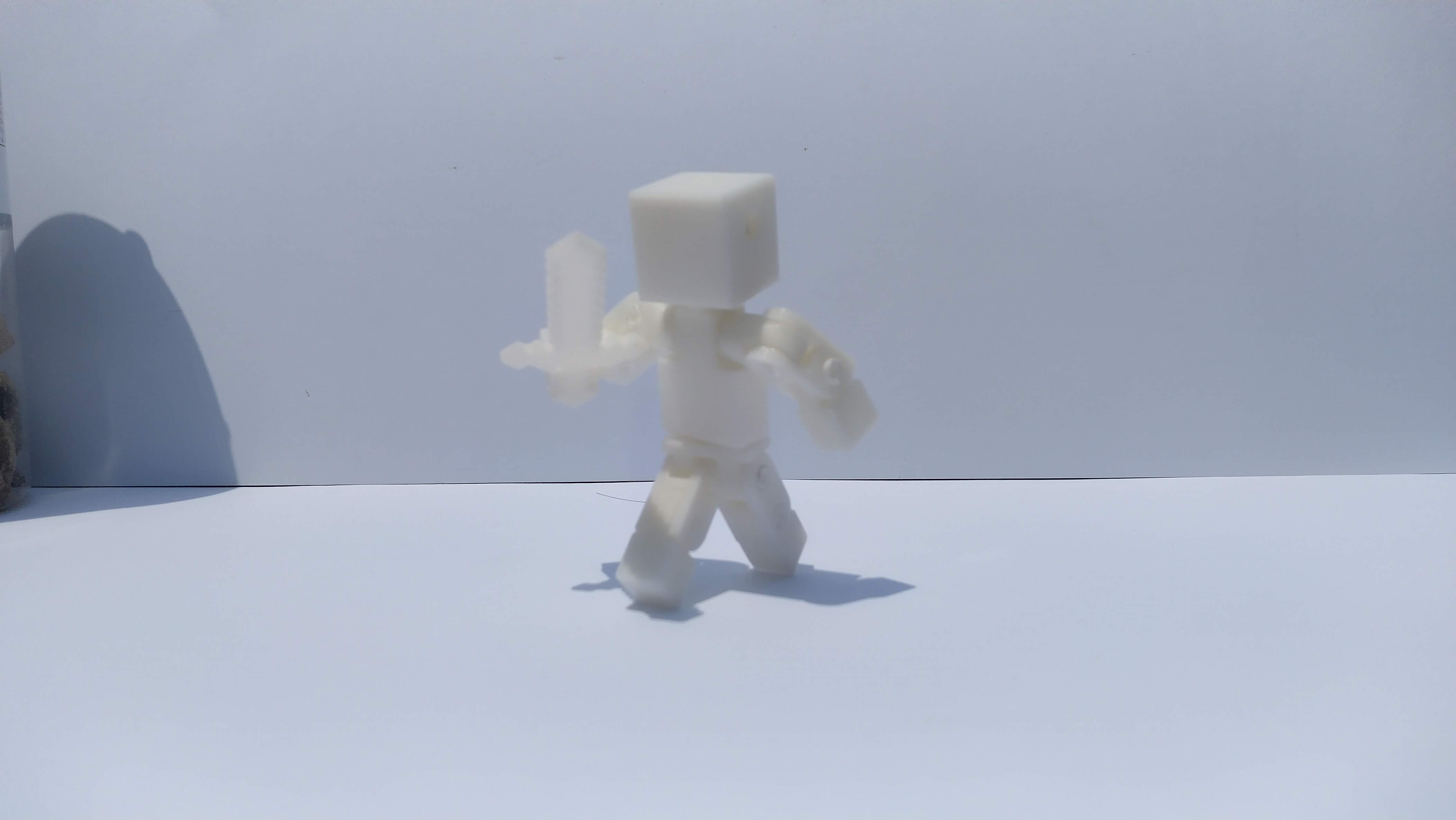 Mini Minecraft Style Action Figure by Bouncing Gears | Download free ...
