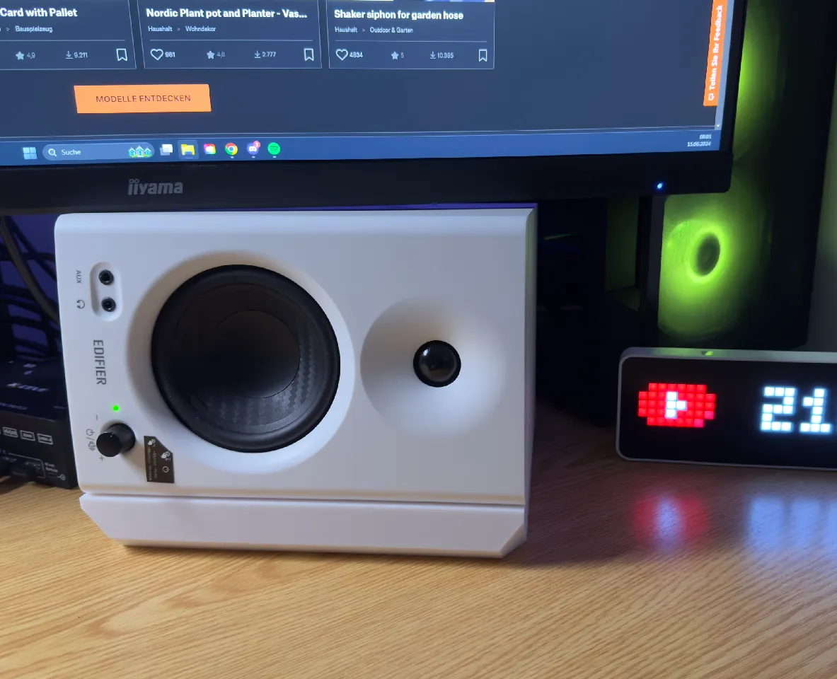 Edifier MR4 Horizontal Stand by FDMBRO | Download free STL model ...