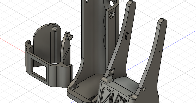parkside triangle battery holder by dealboy | Download free STL model ...