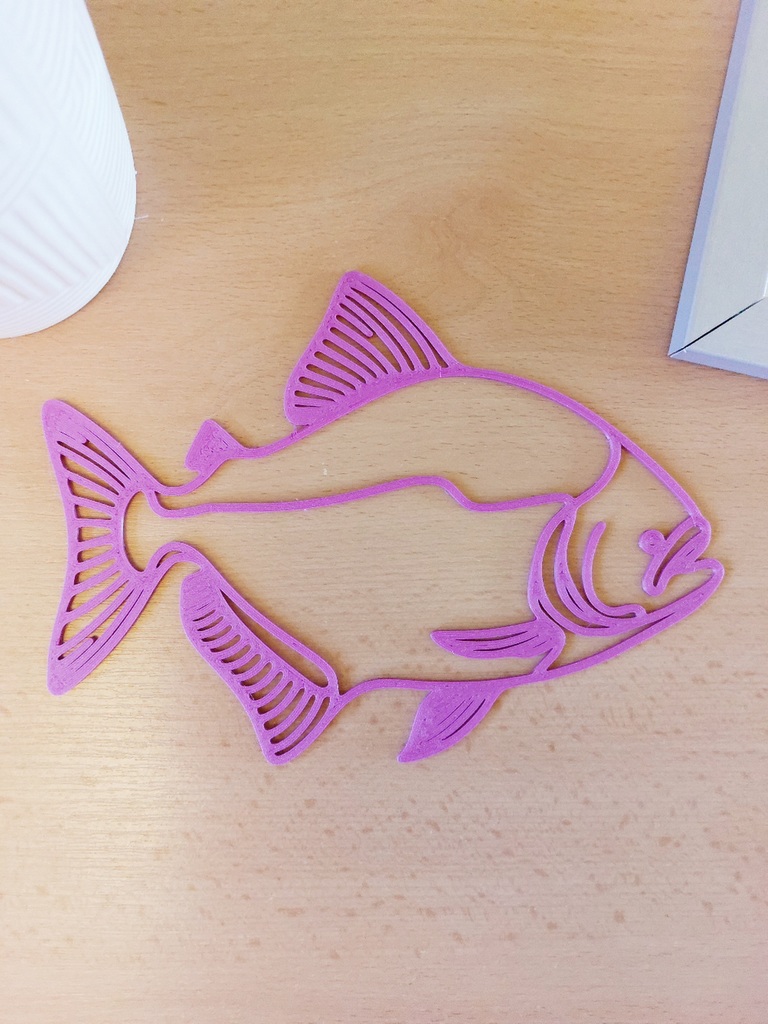 Piranha wall or table decoration by kutnohormac | Download free STL ...