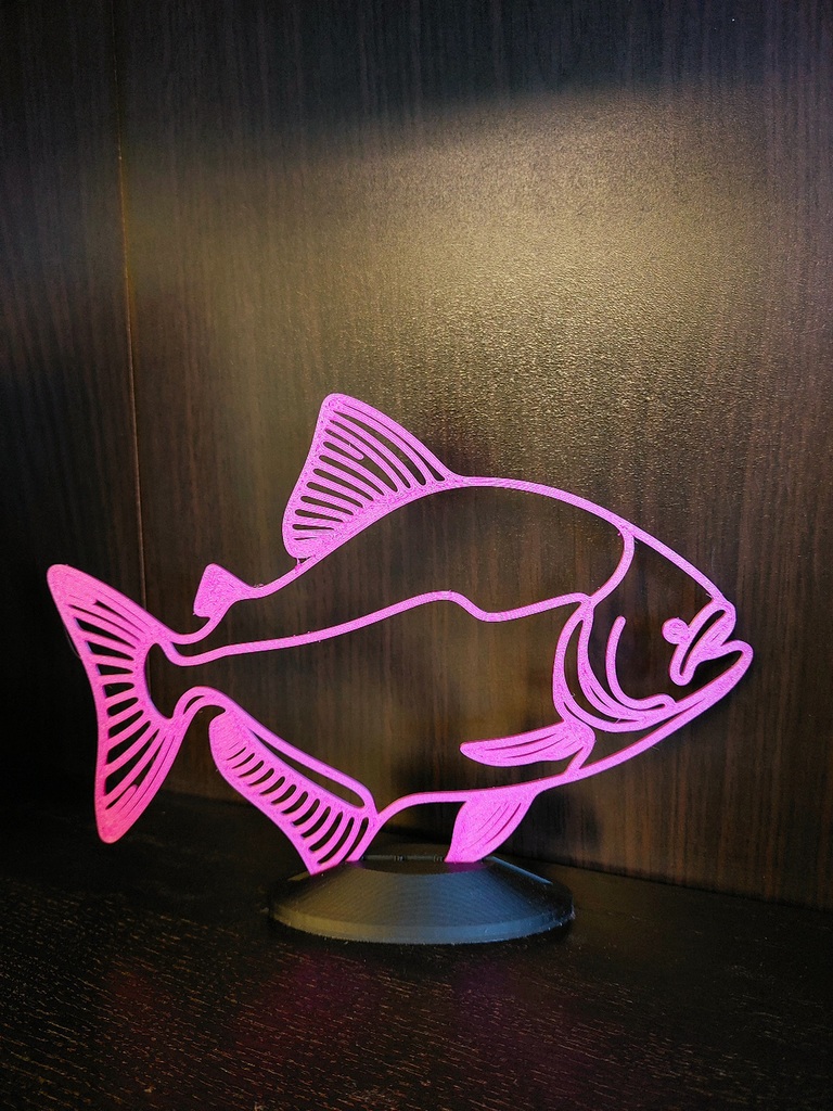 Piranha wall or table decoration by kutnohormac | Download free STL ...