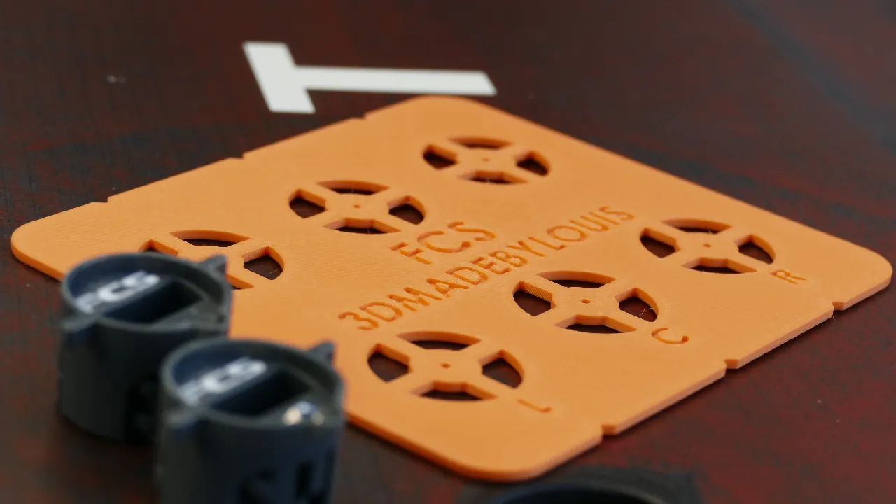 Marking template FCS X2 plugs by 3DMadeByLouis | Download free STL ...
