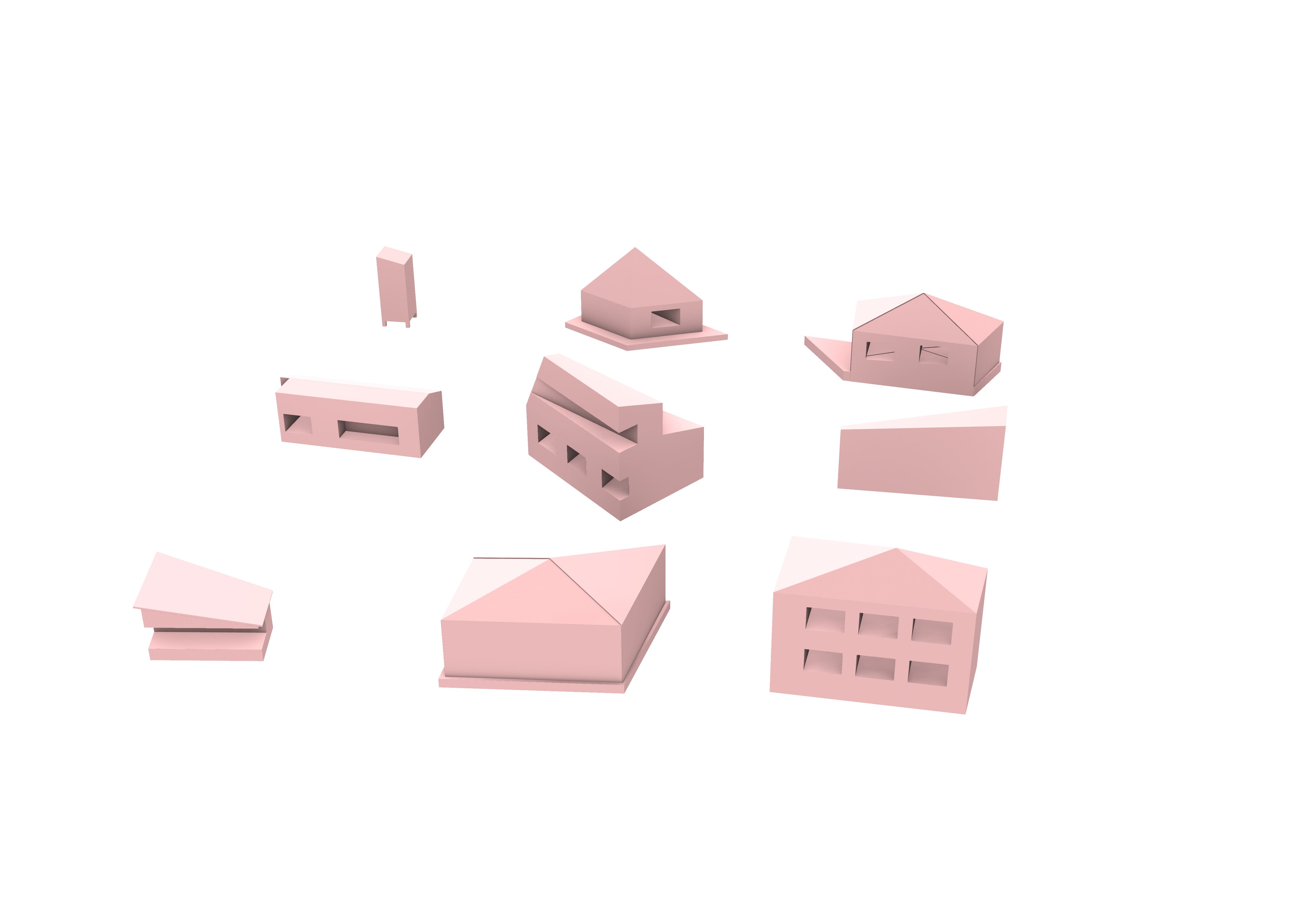 Architecture Context Buildings por Arquilex | Descargar modelo STL ...