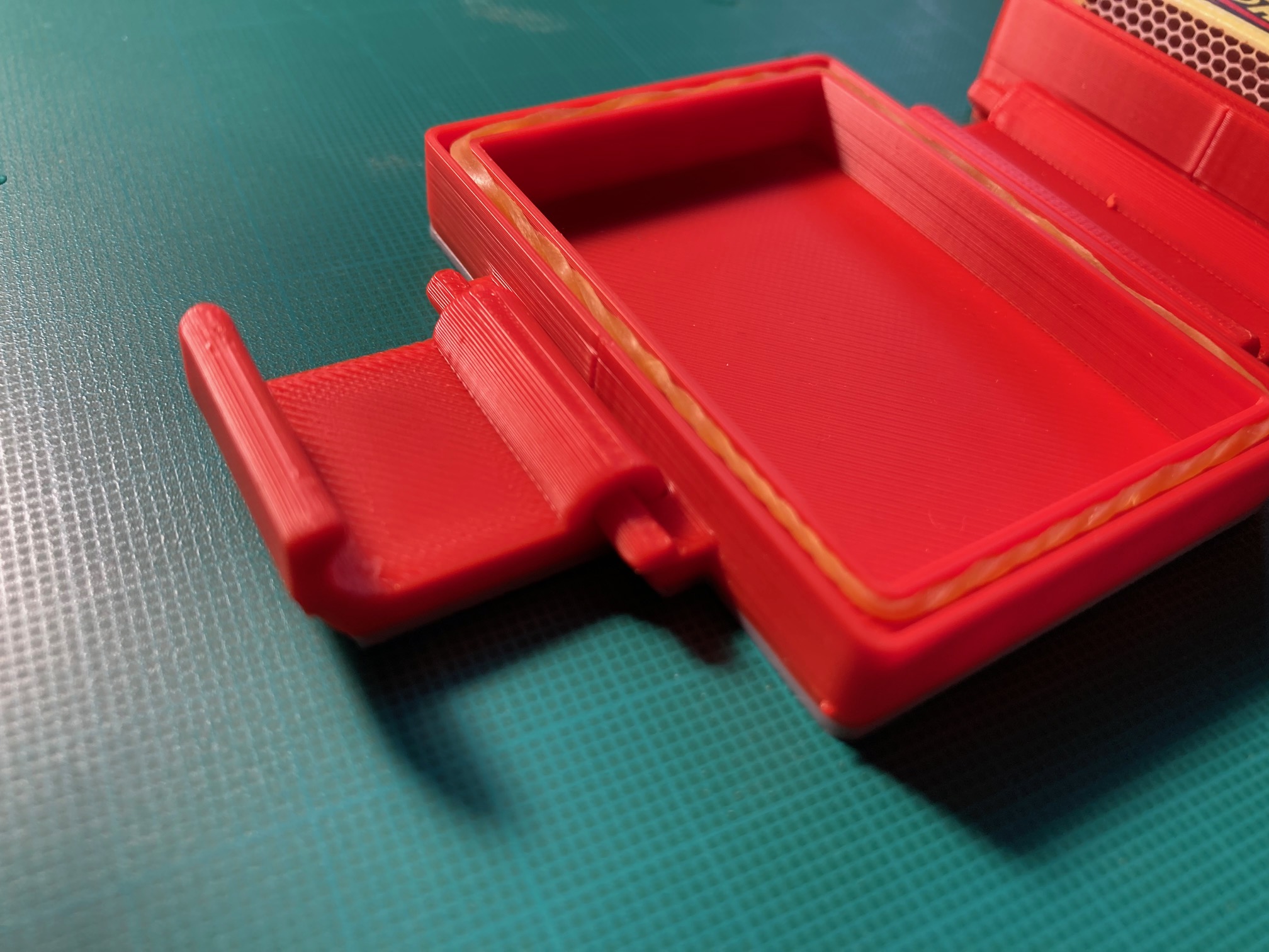 Waterproof match box case - print in place, no supports needed by Robin ...