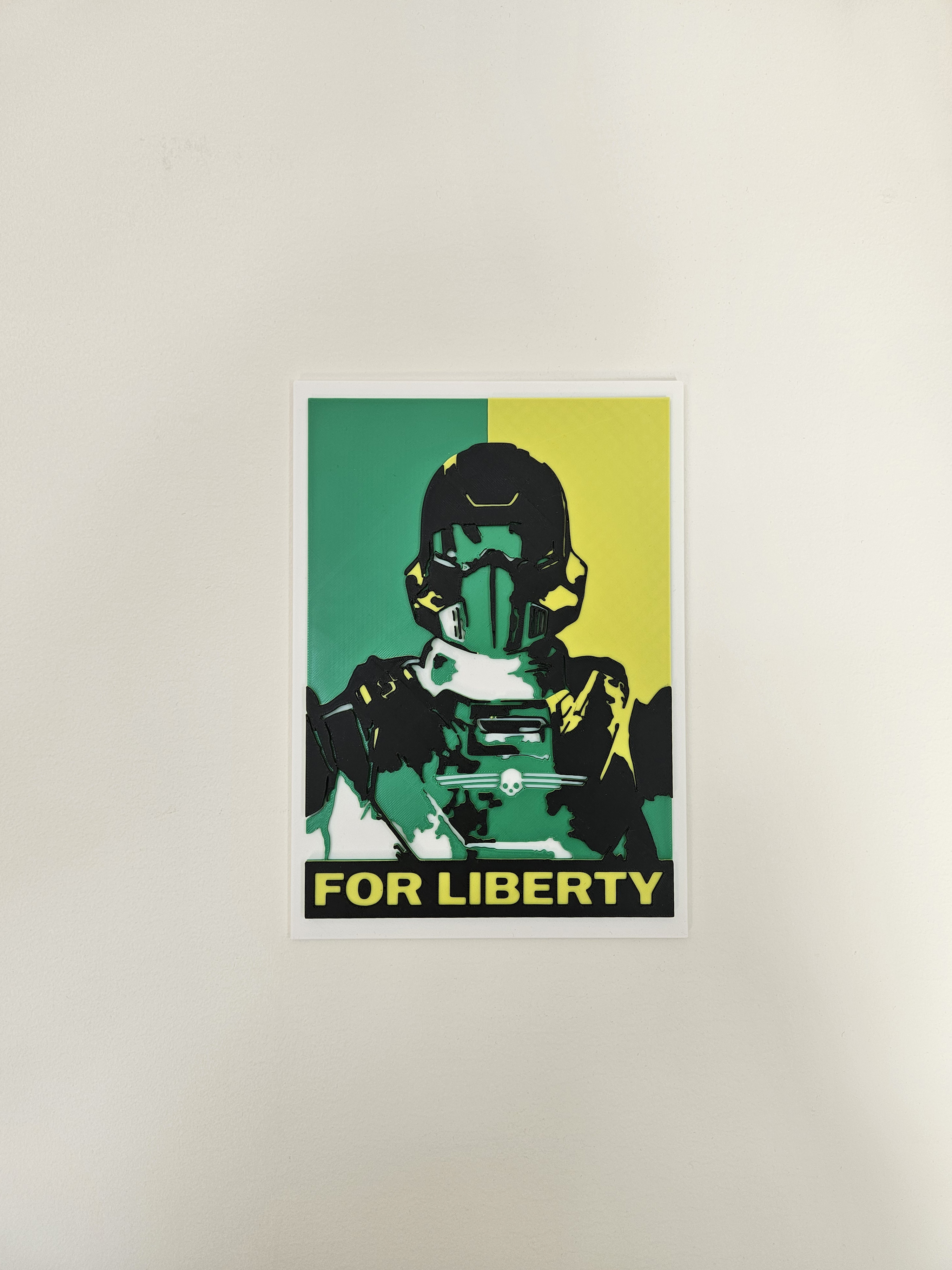 For Liberty! Helldivers 2 Propaganda Poster by Viktor | Printables Store