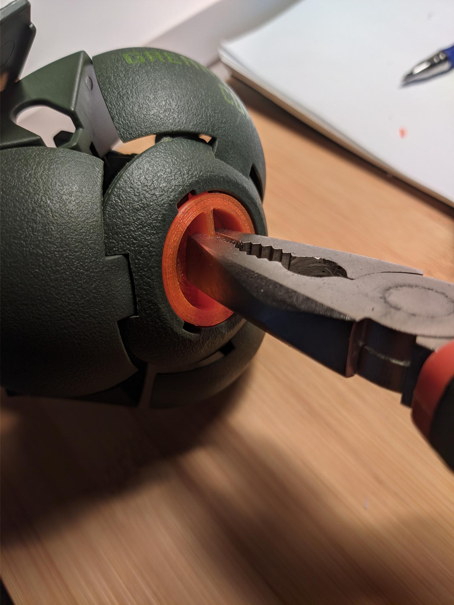 M67 Airsoft spring grenade bottom cap replacement by Uggy | Download ...