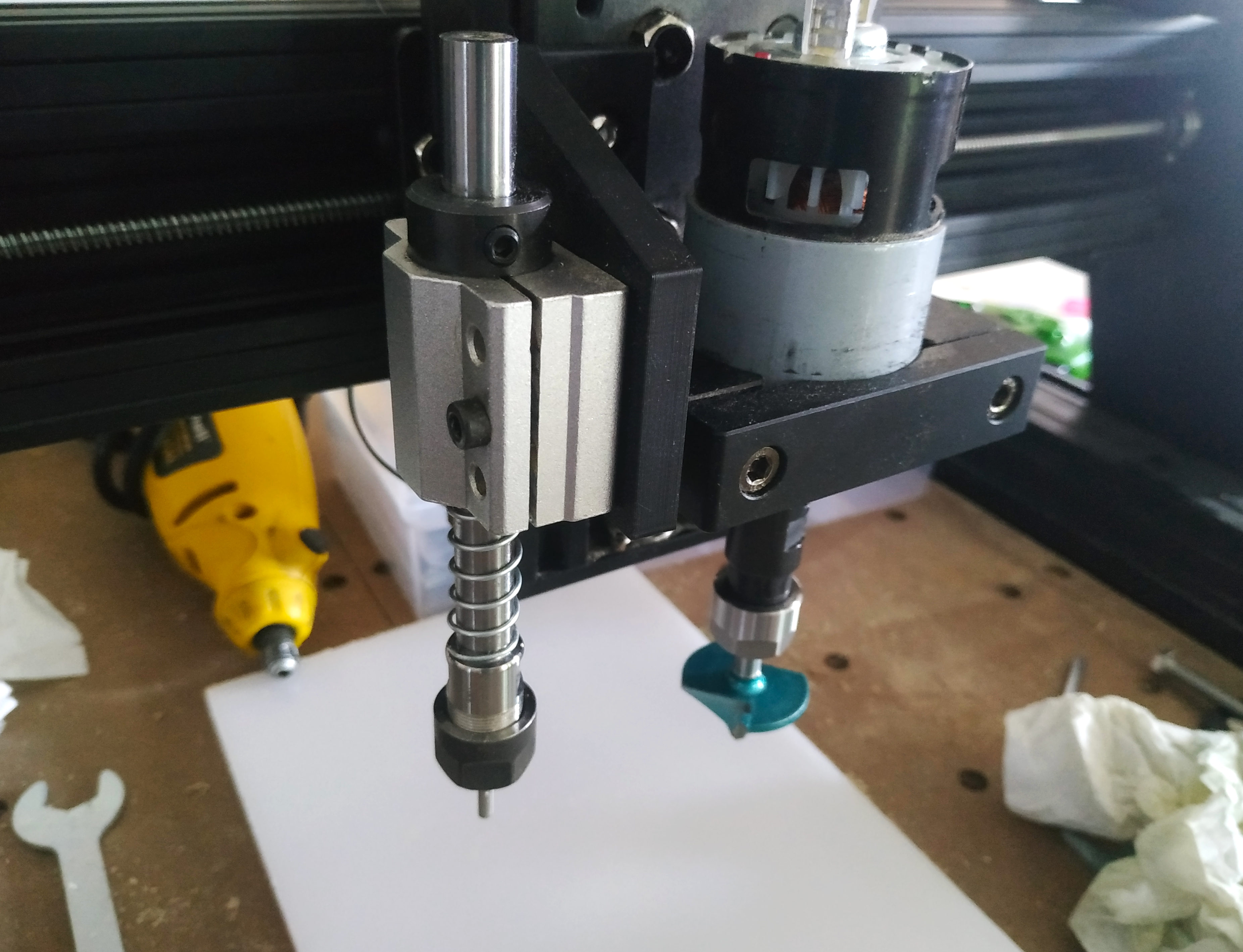 CNC Diamond drag engraver (for TTC-450 / OpenBuilds / Other) by Grumpy ...