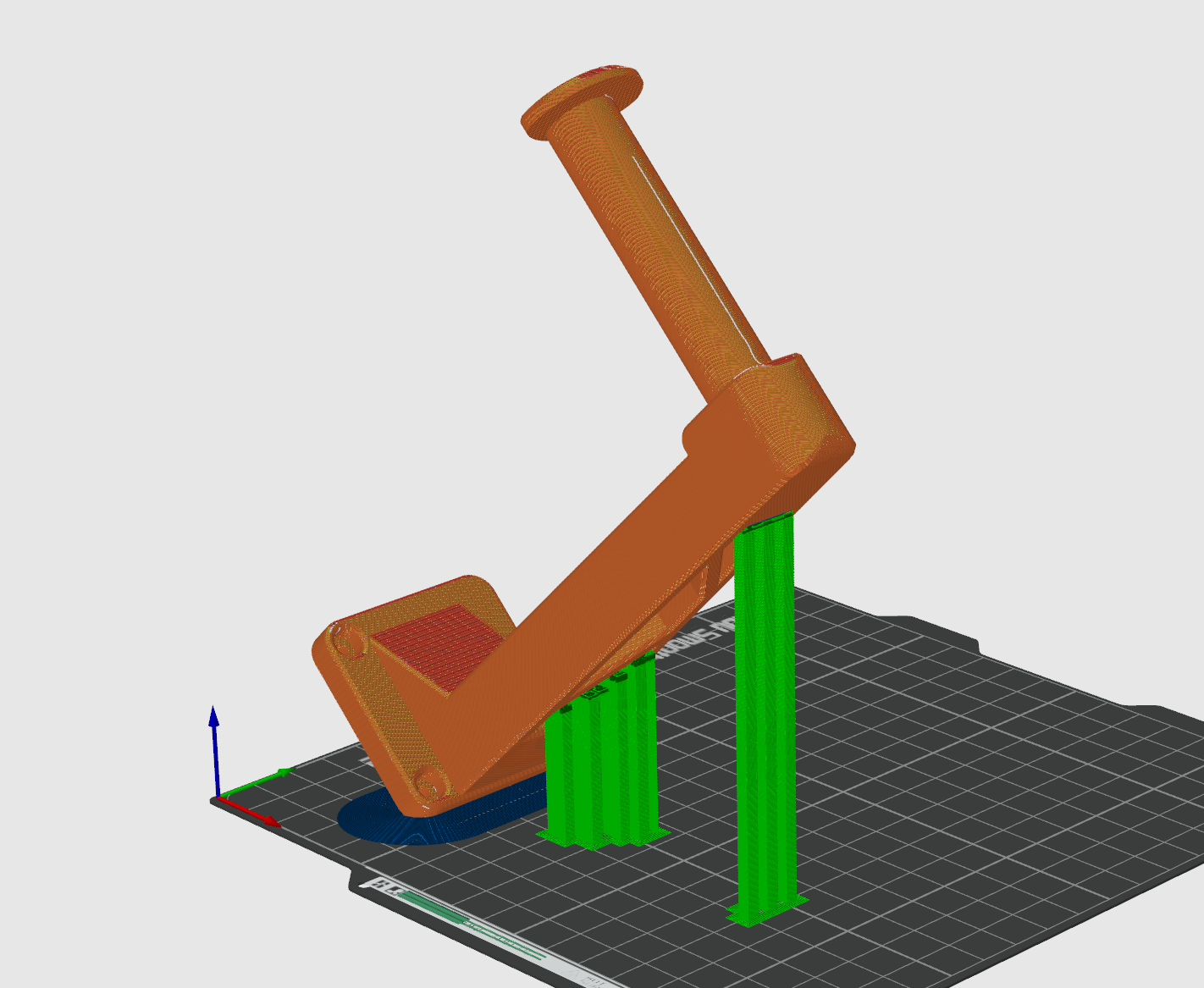 Bambu Lab A1 Mini filament roll mount by kuldar | Download free STL ...