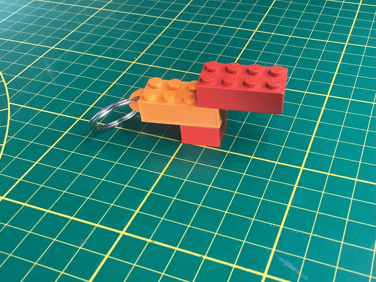 Lego Brick Keychain 2x4 by LEni Gobrick | Download free STL model ...