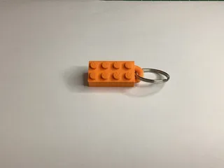 LEGO Brick Keychain by KingALLO | Download free STL model | Printables.com