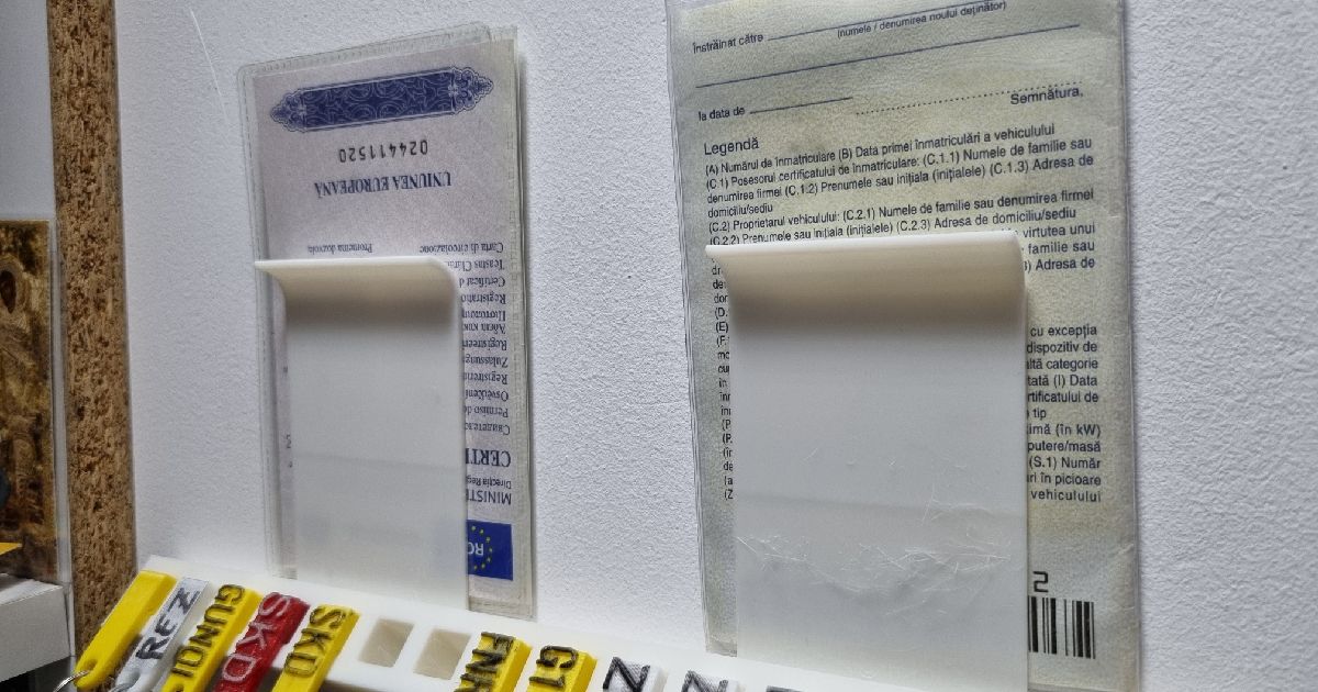 Document support for keyrings panel by Sica | Download free STL model ...