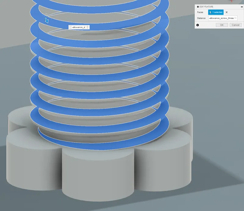 M20 x 2.5 printed thread allowance/offset test [Fusion 360 source file ...