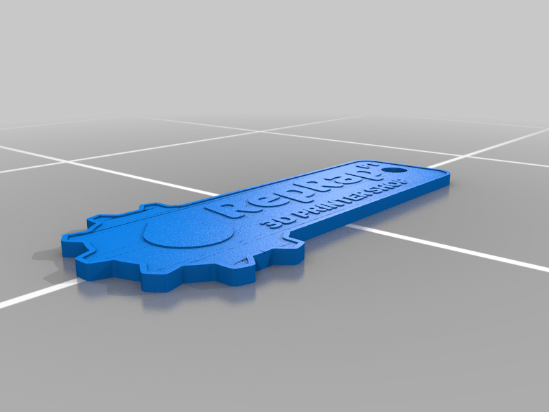 RepRap PT Logo Keychain by RepRapPT | Download free STL model ...