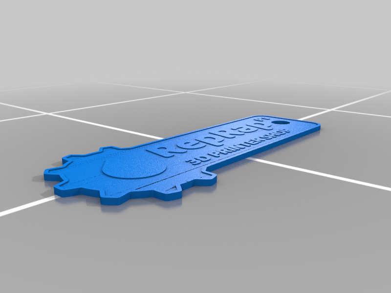 RepRap PT Logo Keychain by RepRapPT | Download free STL model ...