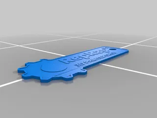 RepRap PT Logo Keychain by RepRapPT | Download free STL model | Printables.com