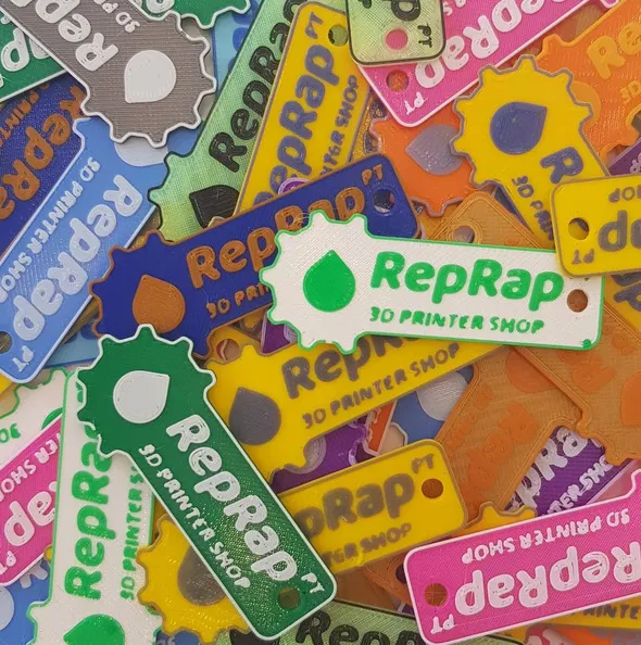 RepRap PT Logo Keychain by RepRapPT | Download free STL model | Printables.com