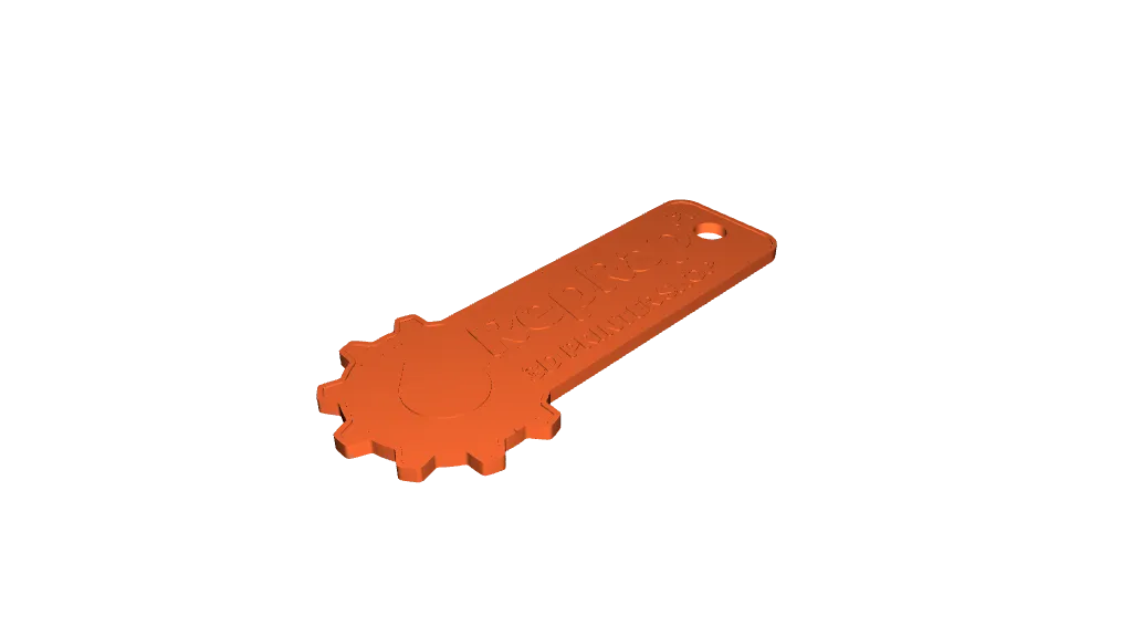 RepRap PT Logo Keychain by RepRapPT | Download free STL model ...