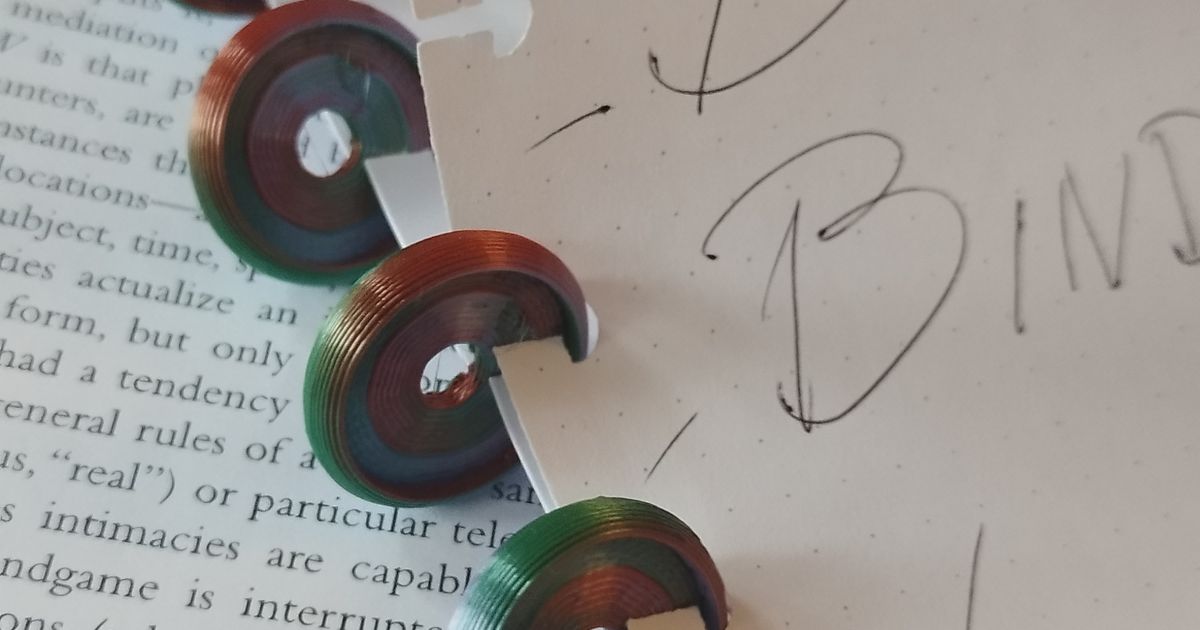 Disc binder by dmilve | Download free STL model | Printables.com