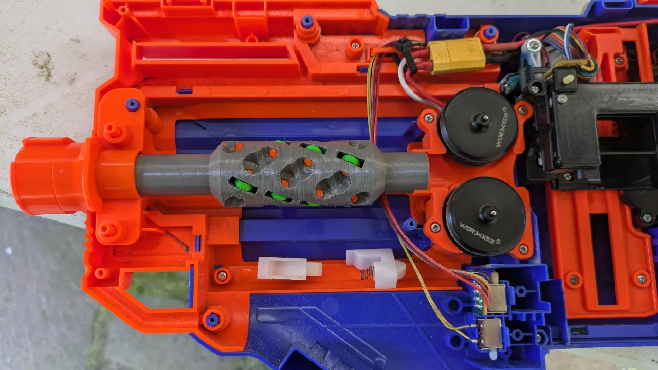 Hardware free BCAR for the Nerf Infinus by Dom's 3d Print Shop ...