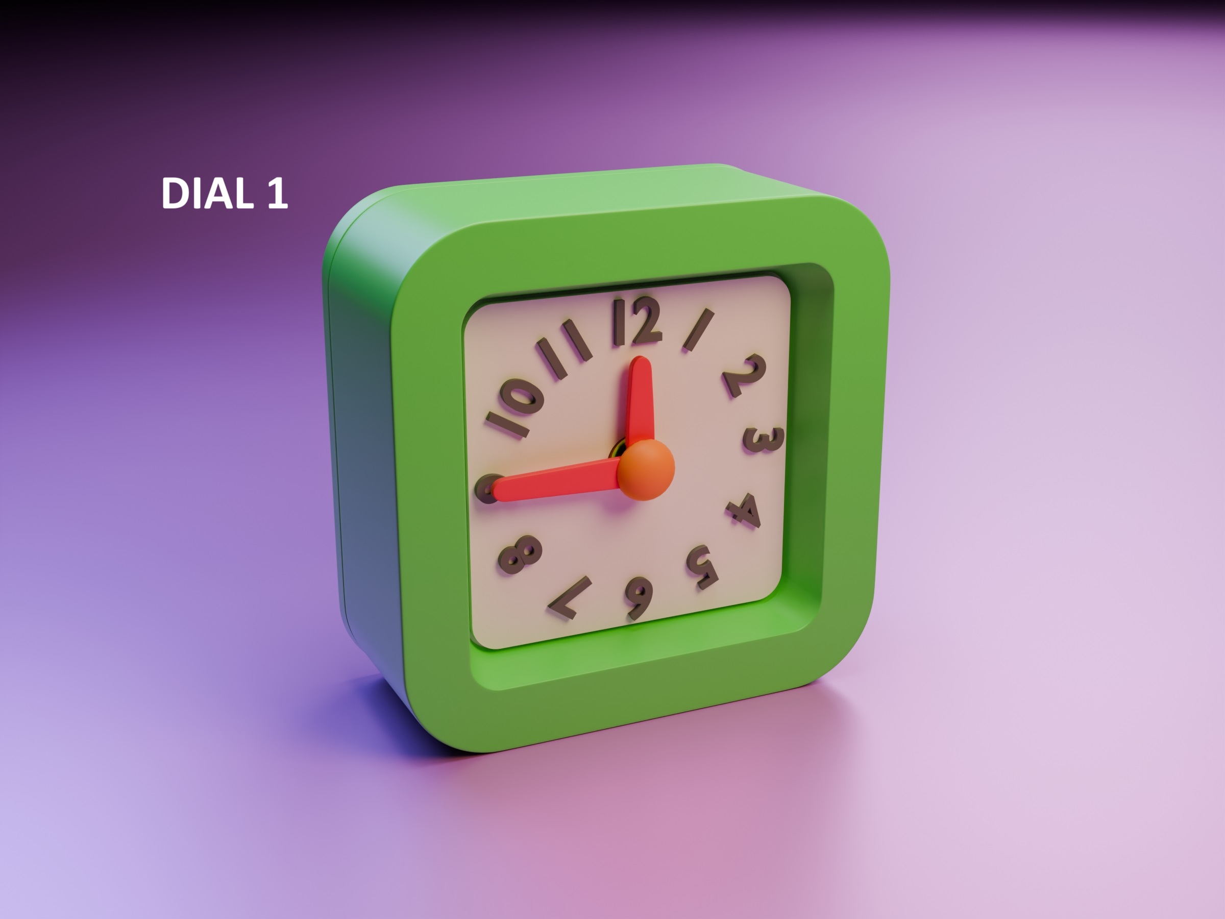 Cute table clock by Adam Design | Download free STL model | Printables.com