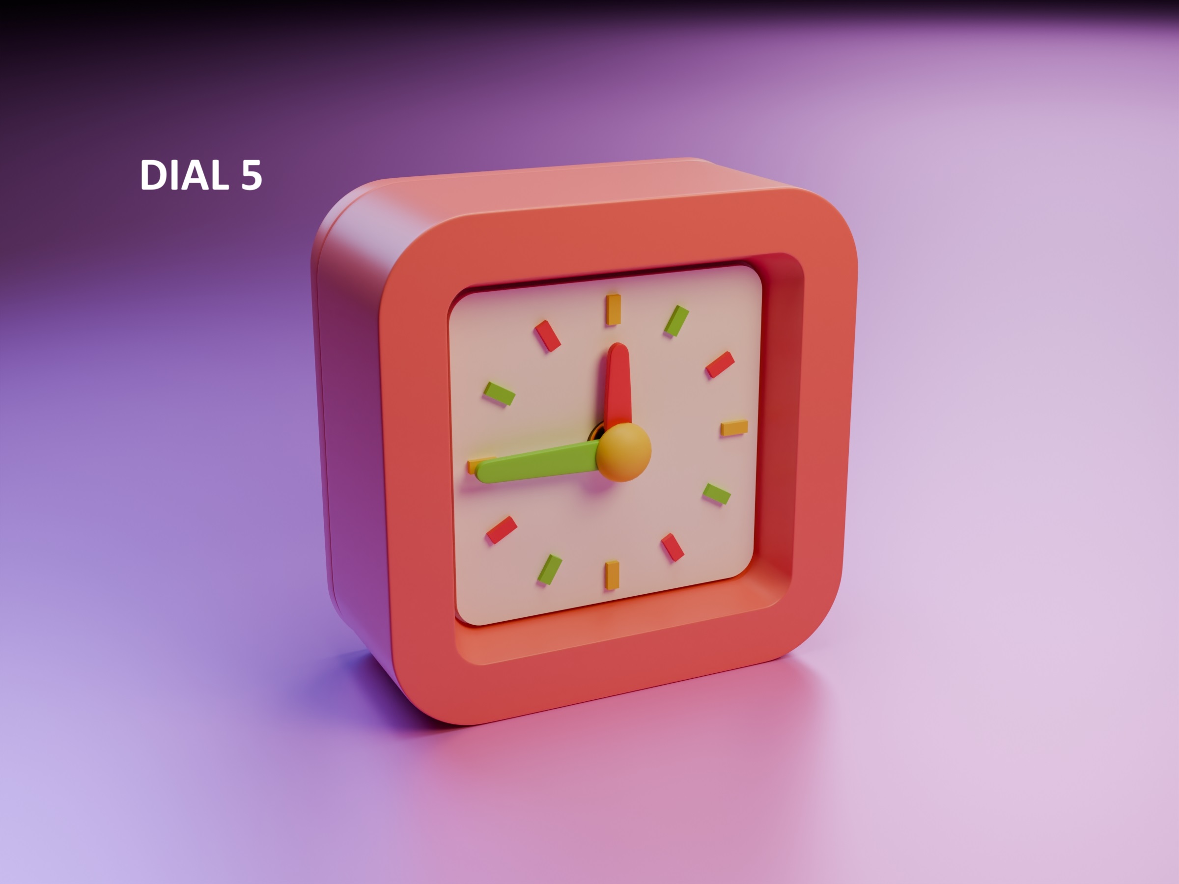 Cute table clock by Adam Design | Download free STL model | Printables.com