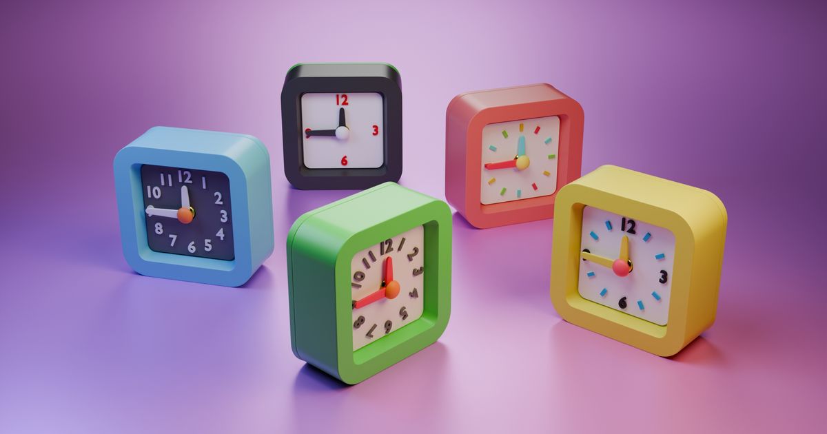 Cute table clock by Adam Design | Download free STL model | Printables.com