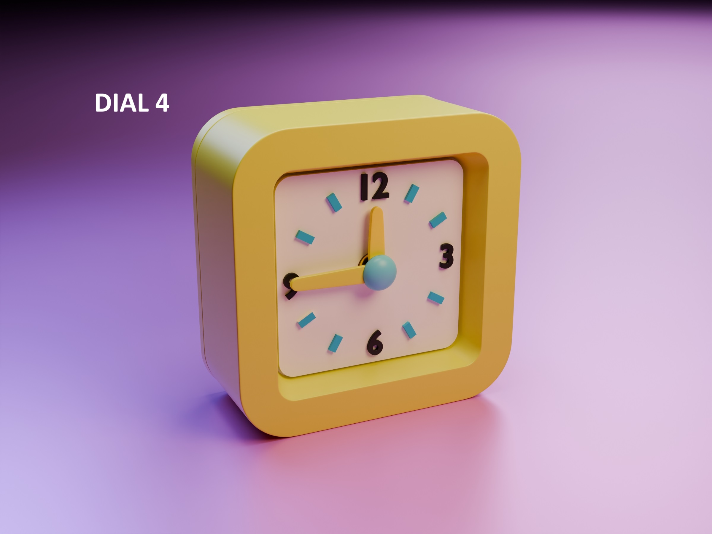 Cute table clock by Adam Design | Download free STL model | Printables.com