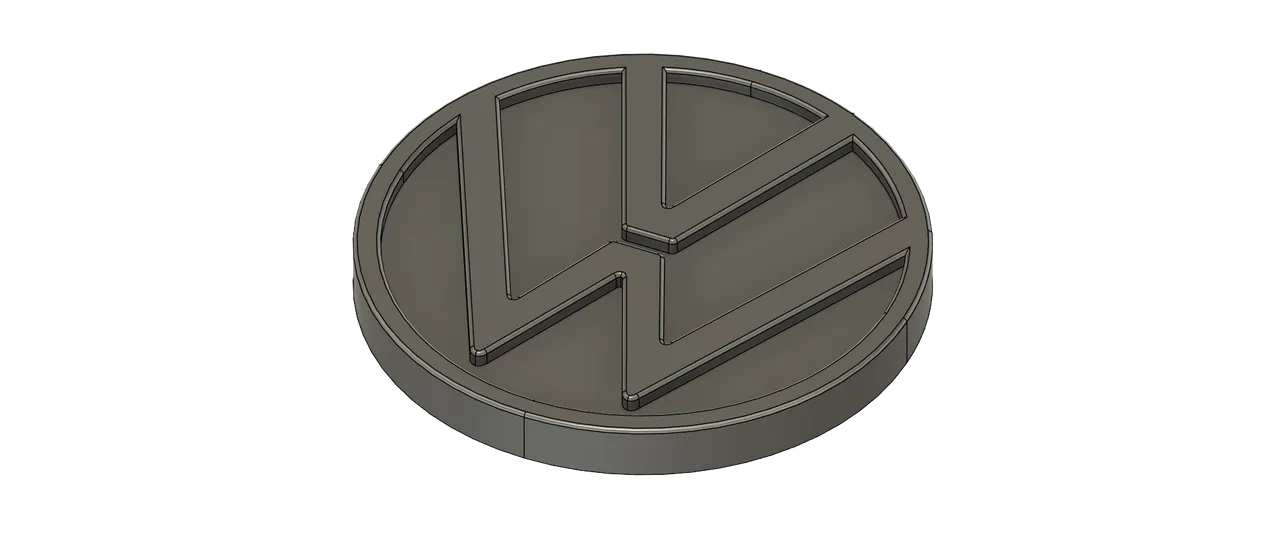 Volkswagen Logo by Lysandrek | Download free STL model | Printables.com