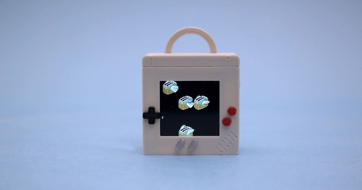 Mario Cloud Flying Toasters Gameboy by Adafruit | Download free STL ...
