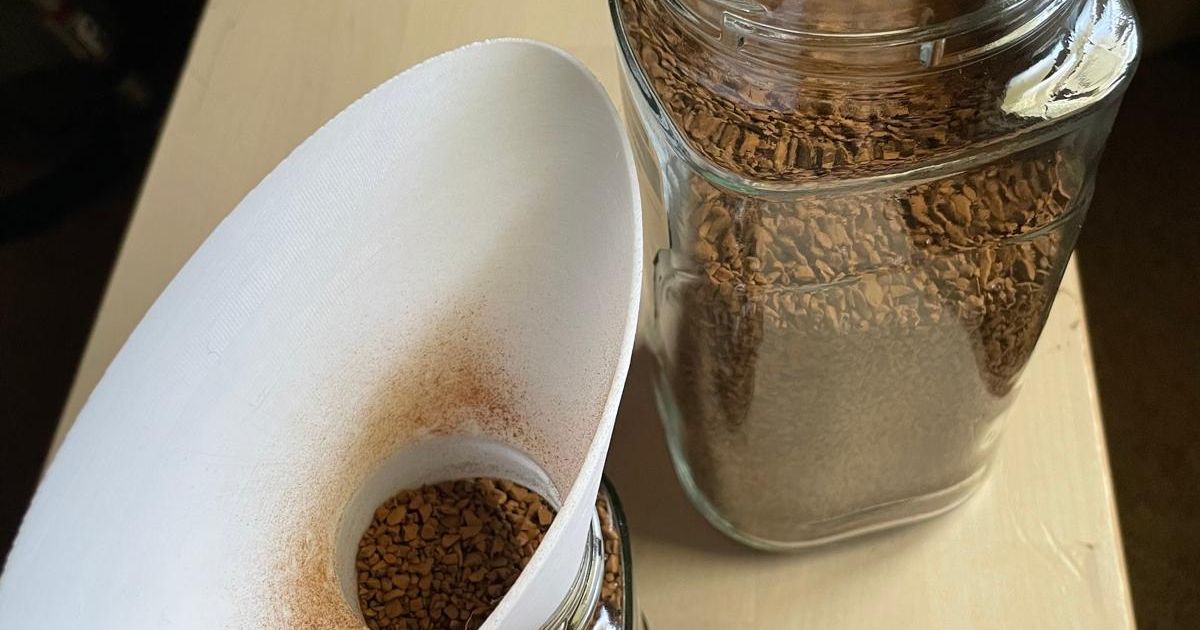 Nescafe Coffee Funnel by SunnyMakes | Download free STL model ...