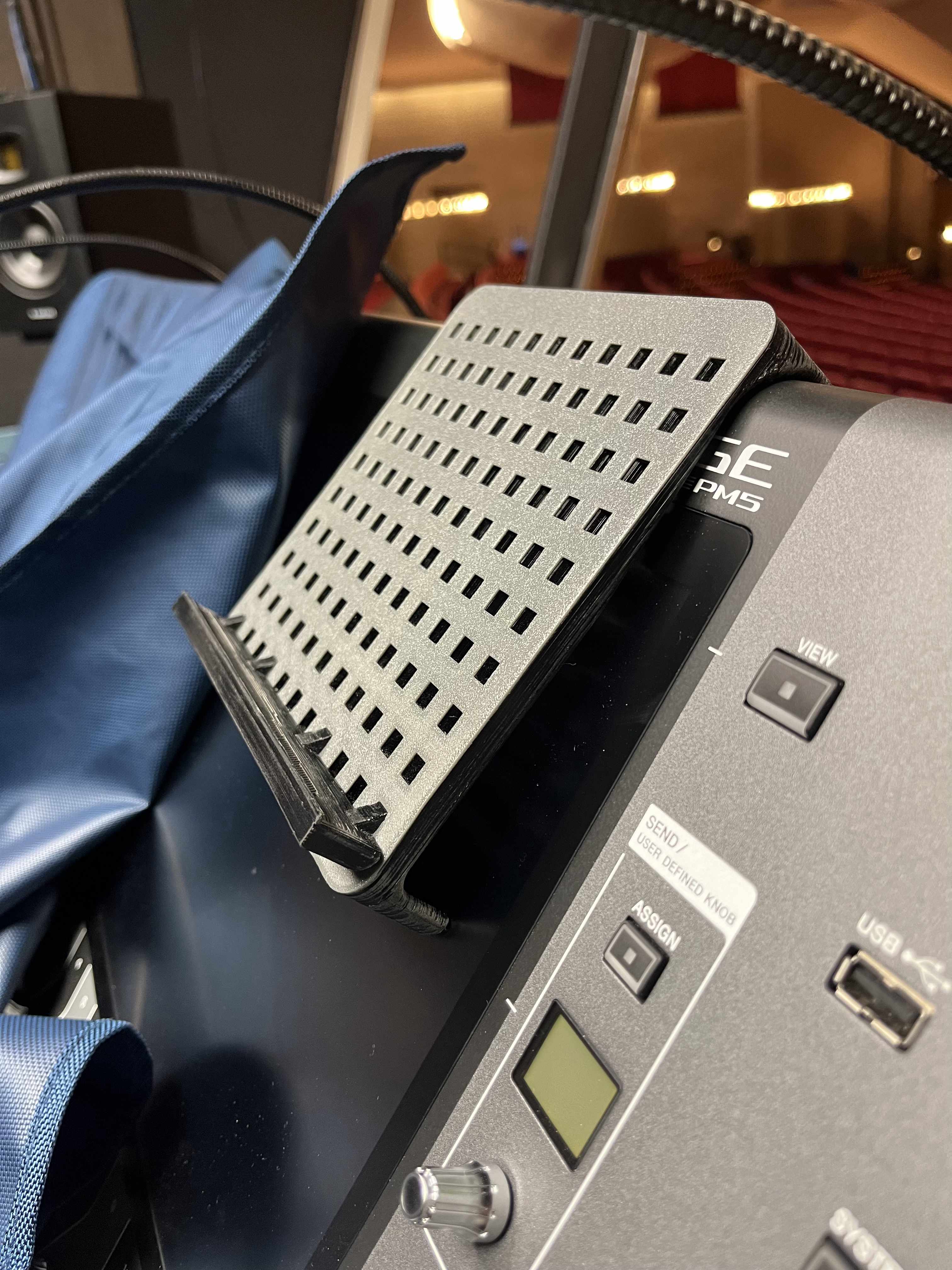 Console Companion [Fader cover/upright script holder] by Taylor E ...