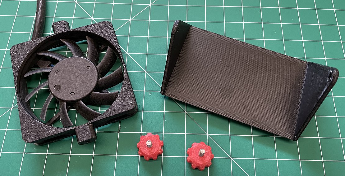 Fan bracket for a 60mm x 10mm DC fan. by Doug D | Download free STL ...