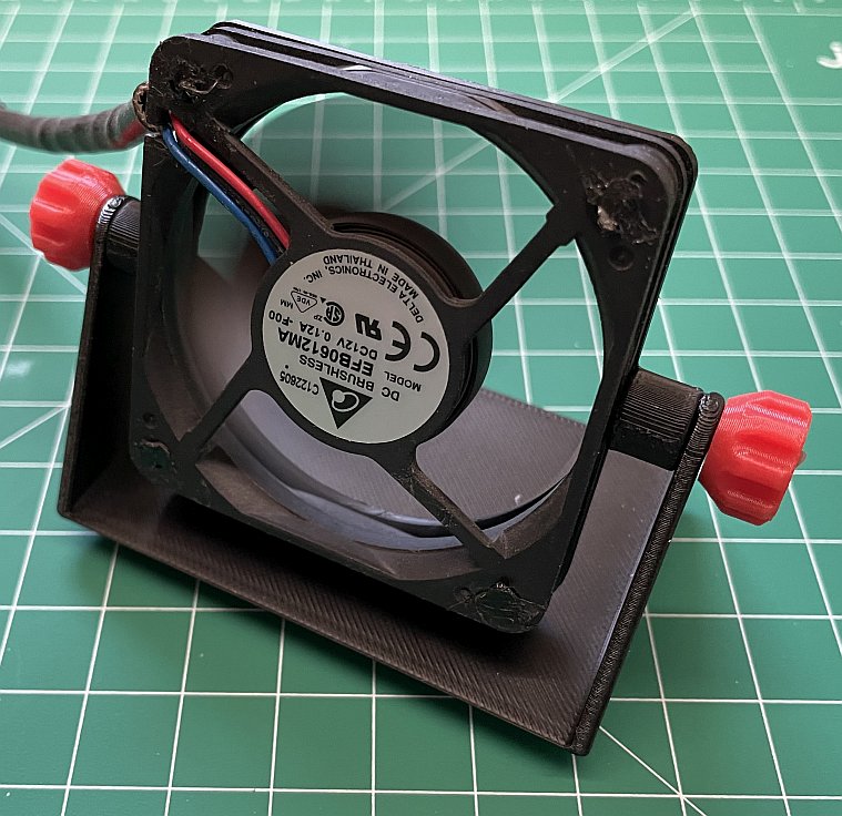 Fan bracket for a 60mm x 10mm DC fan. by Doug D | Download free STL ...