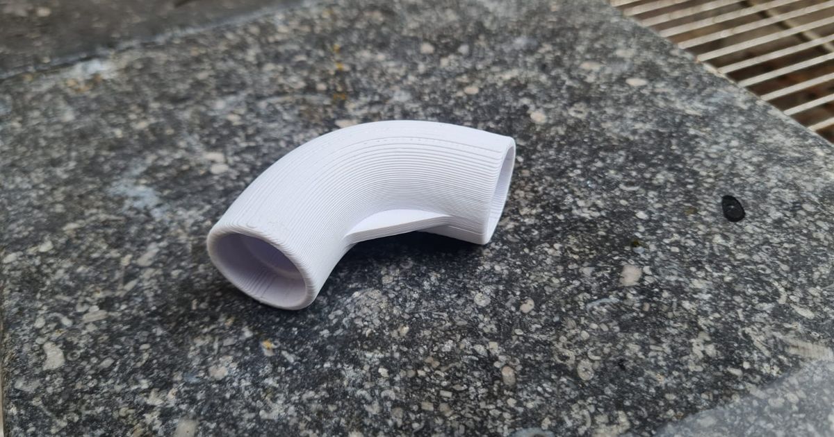 19mm pvc right angle adapter 90 degrees by Chlamkanon | Download free ...