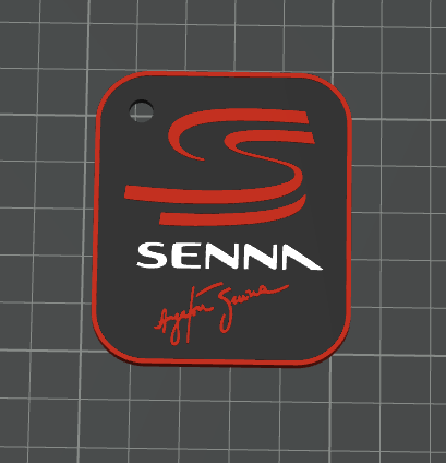 Keychain Ayrton Senna - Chaveiro do Ayrton Senna by MSergioFC ...