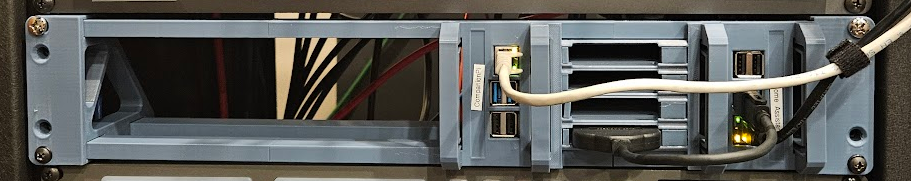Raspberry Pi 4 19 2u Rack Mount V2 By Commputethis Download Free Stl