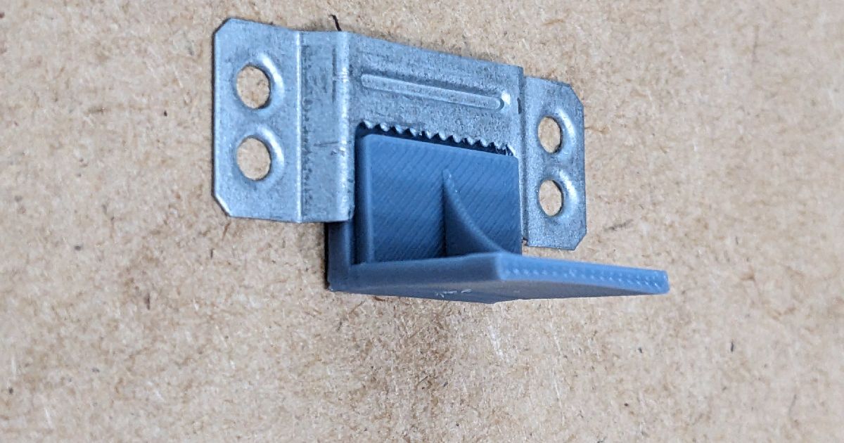 Picture Frame Hanger Extension by Surge | Download free STL model ...