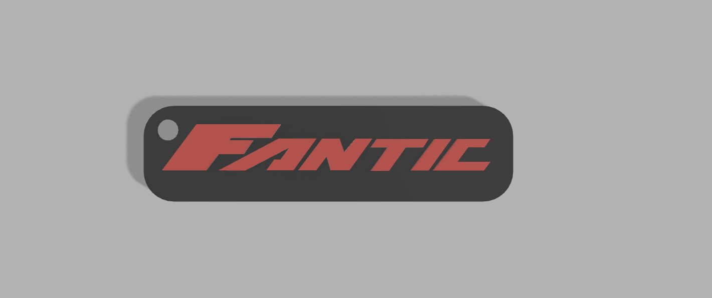 Fantic Keychain by Basti_sch_ | Download free STL model | Printables.com