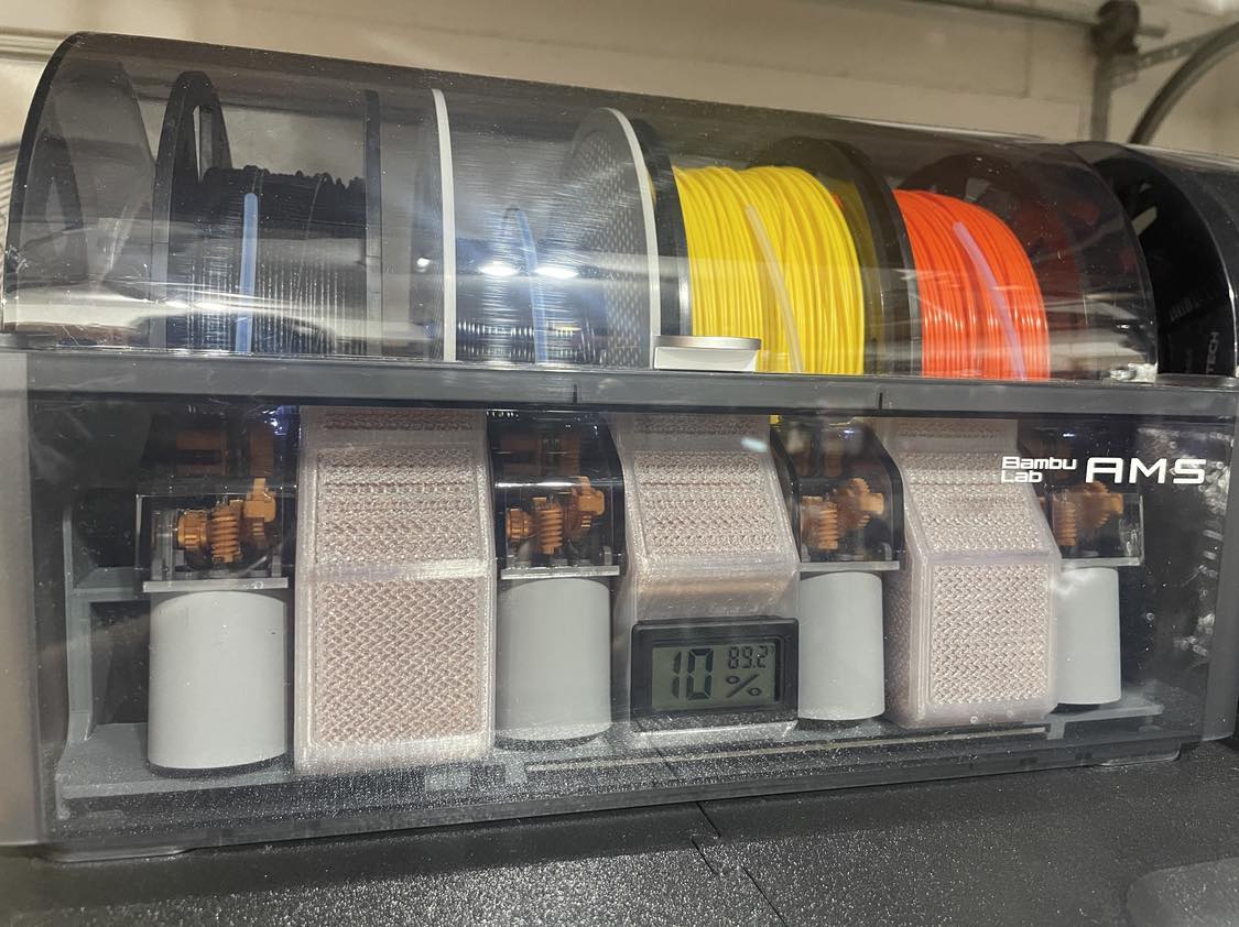 Bambu AMS Dessicant box set - quick print with infill sides - for ...