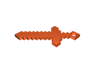 Minecraft Sword by car fan | Download free STL model | Printables.com