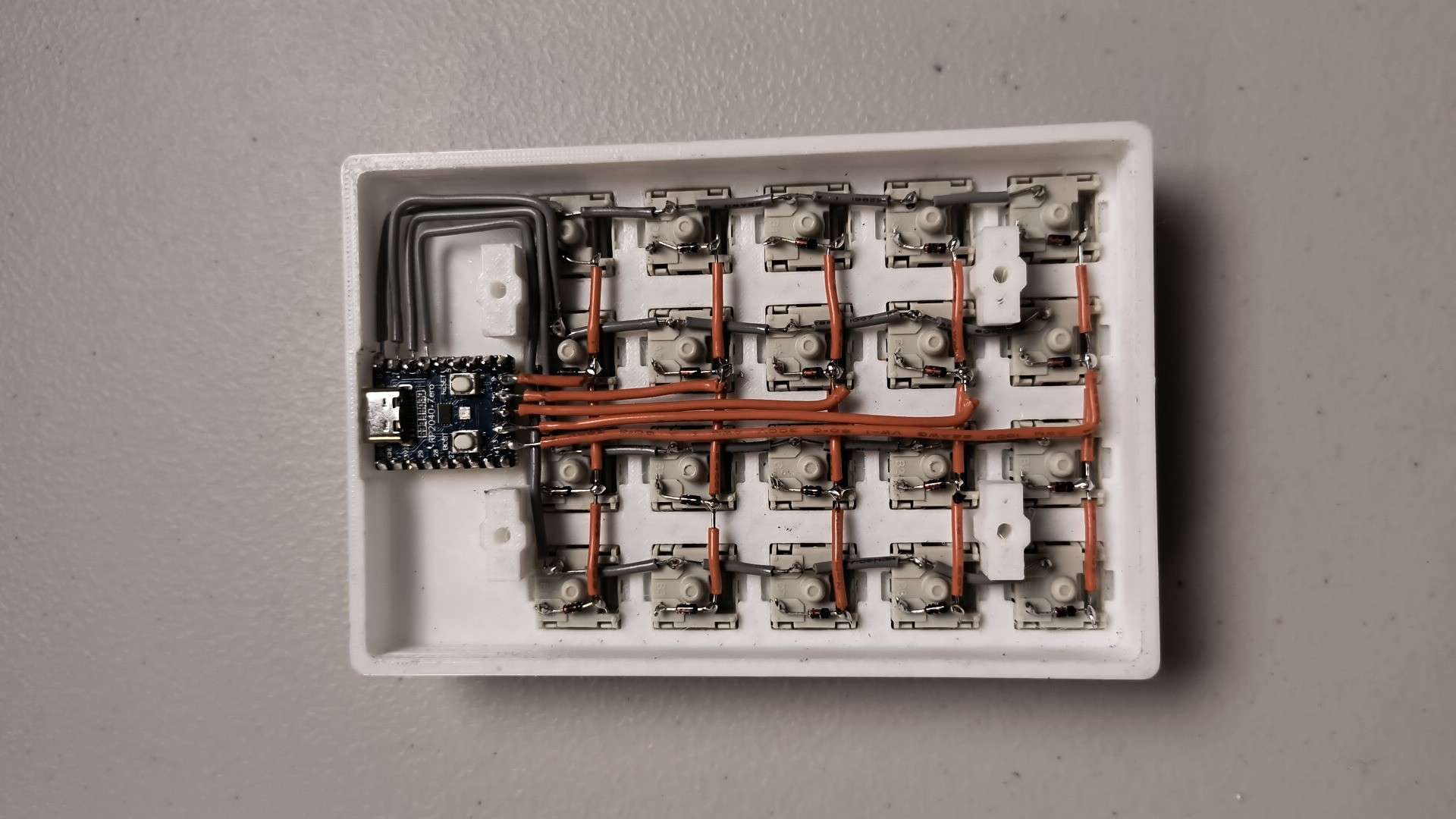 Rp2040zero 4x5 Macropad Keypad By Dreamersdoor Download Free Stl Model