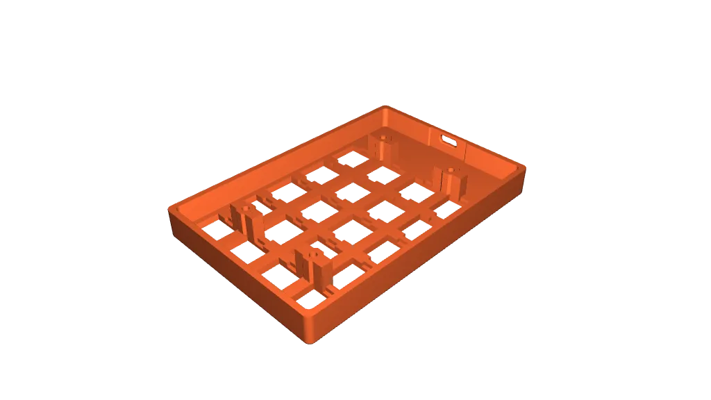 rp2040zero 4x5 macropad keypad by dreamersdoor | Download free STL ...